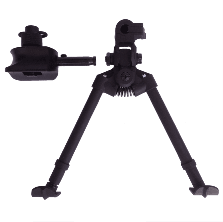 Sniper Bipod met Adapter, 6 Traps - airsoftneeds.nl